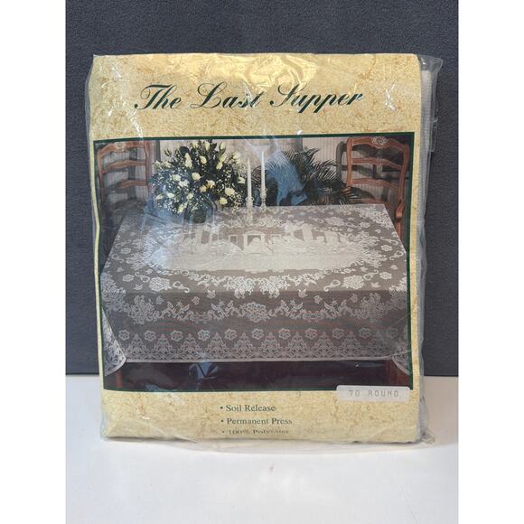The Last Supper | Holiday | Vintage Nib The Last Supper White Lace ...